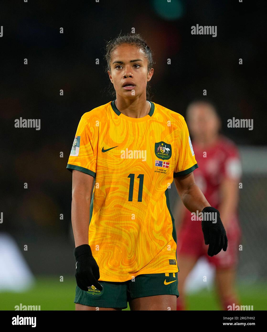 Août 07 2023 : Mary Fowler (Australie) regarde pendant un match, à ...