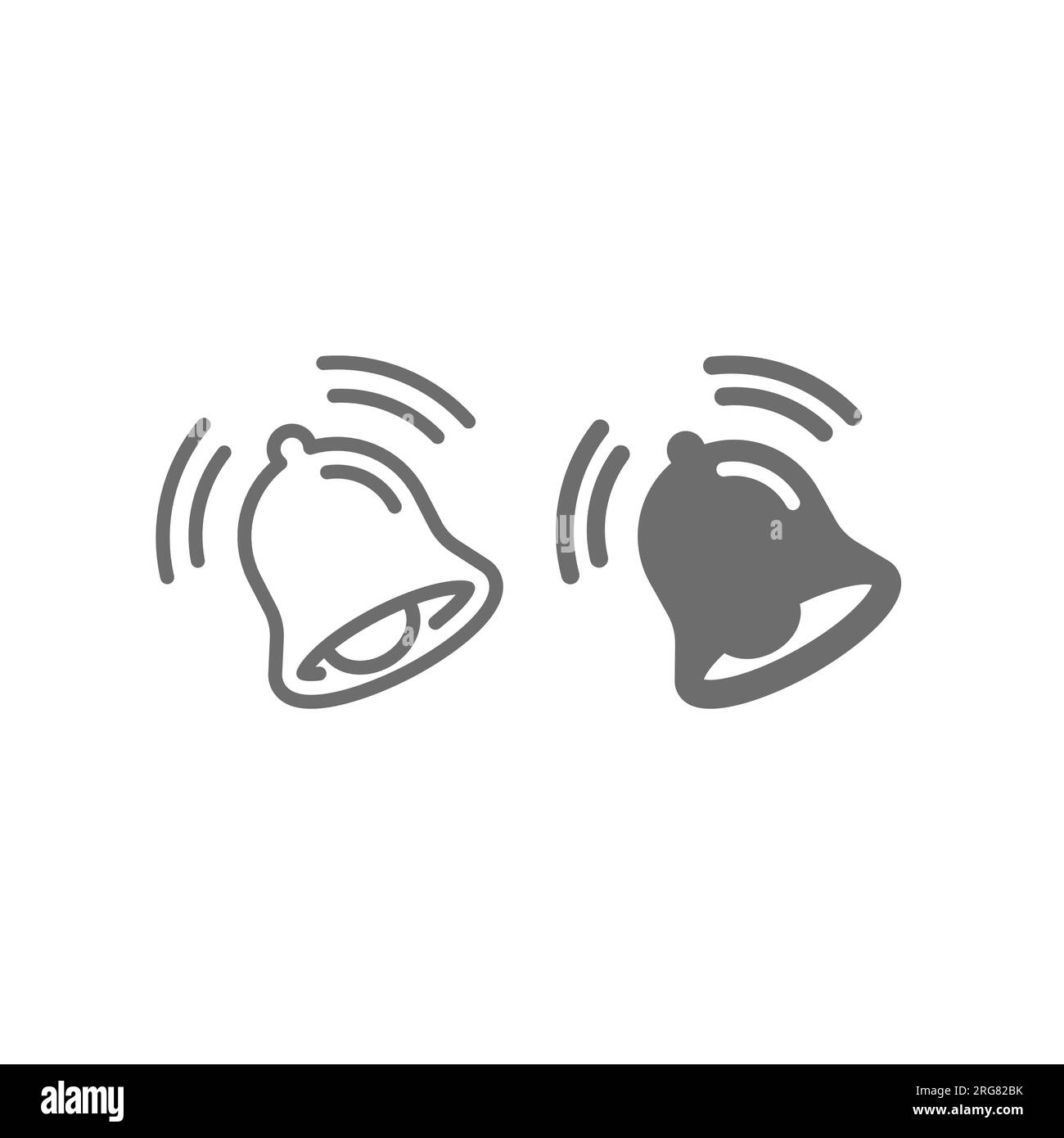 Sonnerie de cloche Banque d'images vectorielles - Alamy