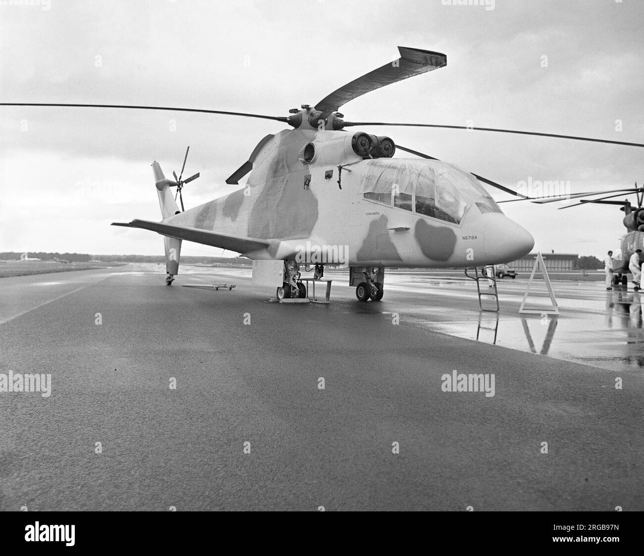 Sikorsky S-67 Blackhawk N671SA (msn 67001), au SBAC Farnborough Airshow ...