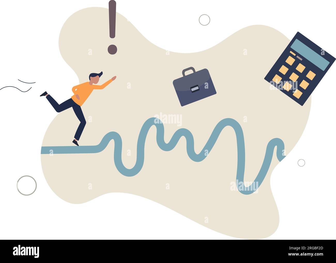 Route difficile devant, obstacle ou situation difficile à surmonter ...