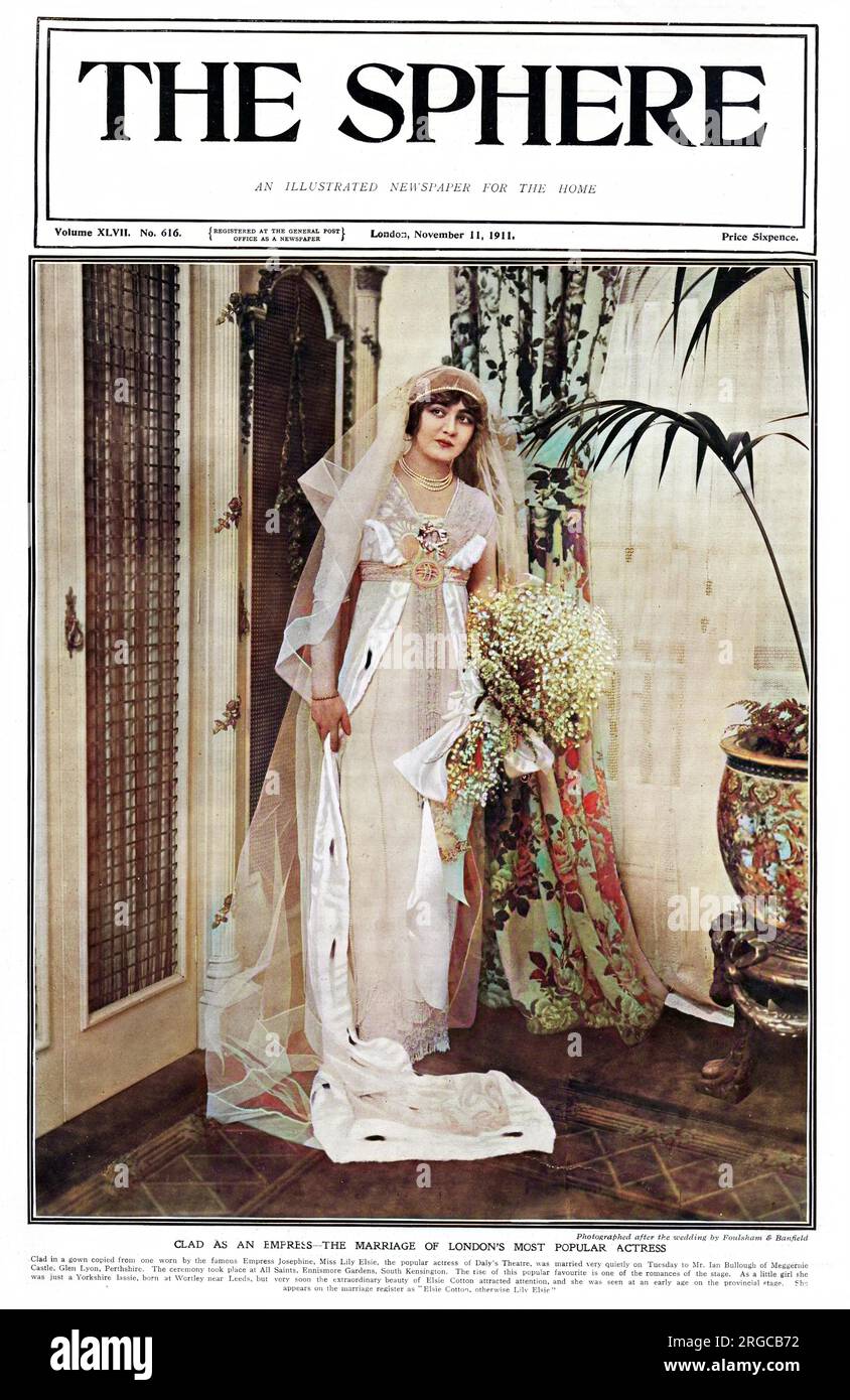 Lily elsie 1886 1962 Banque d'images détourées - Alamy