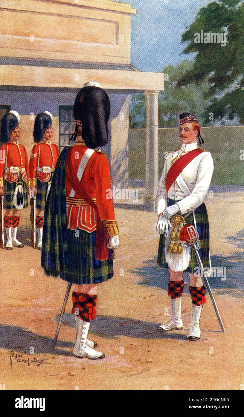 Gordon highlander uniform Banque de photographies et d’images à haute ...