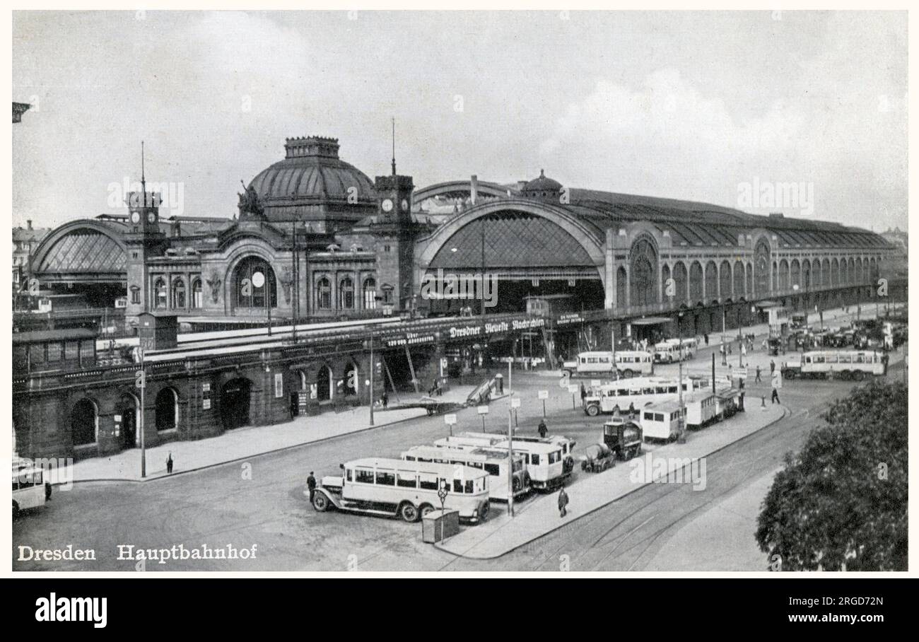 Dresden hauptbahnhof main station Banque de photographies et d’images à ...
