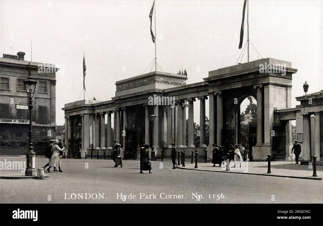 London hyde park corner Banque de photographies et d’images à haute ...