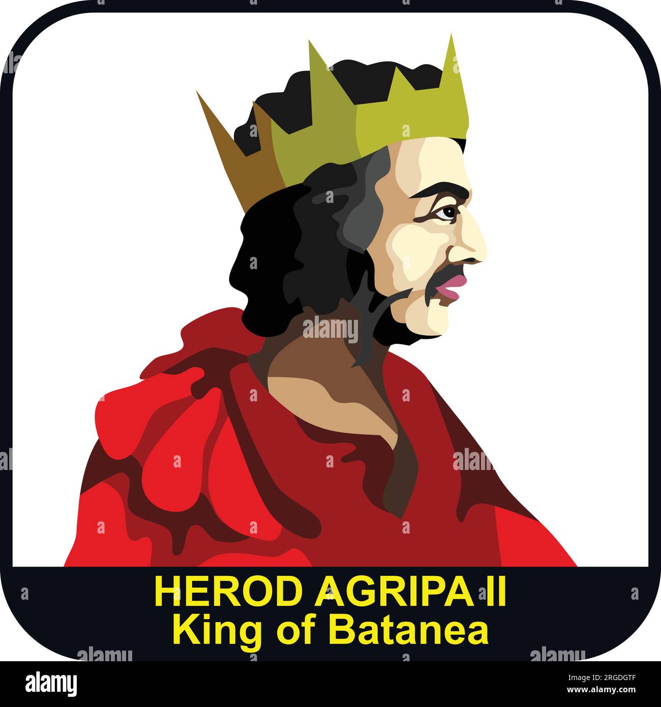 Hérode vieux Banque d'images vectorielles - Alamy
