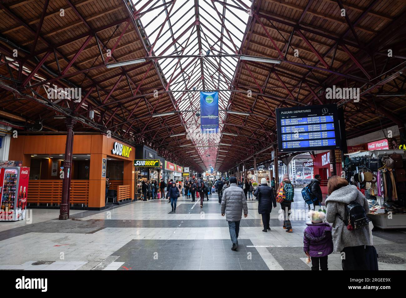 Bucharest railways station Banque de photographies et d’images à haute ...