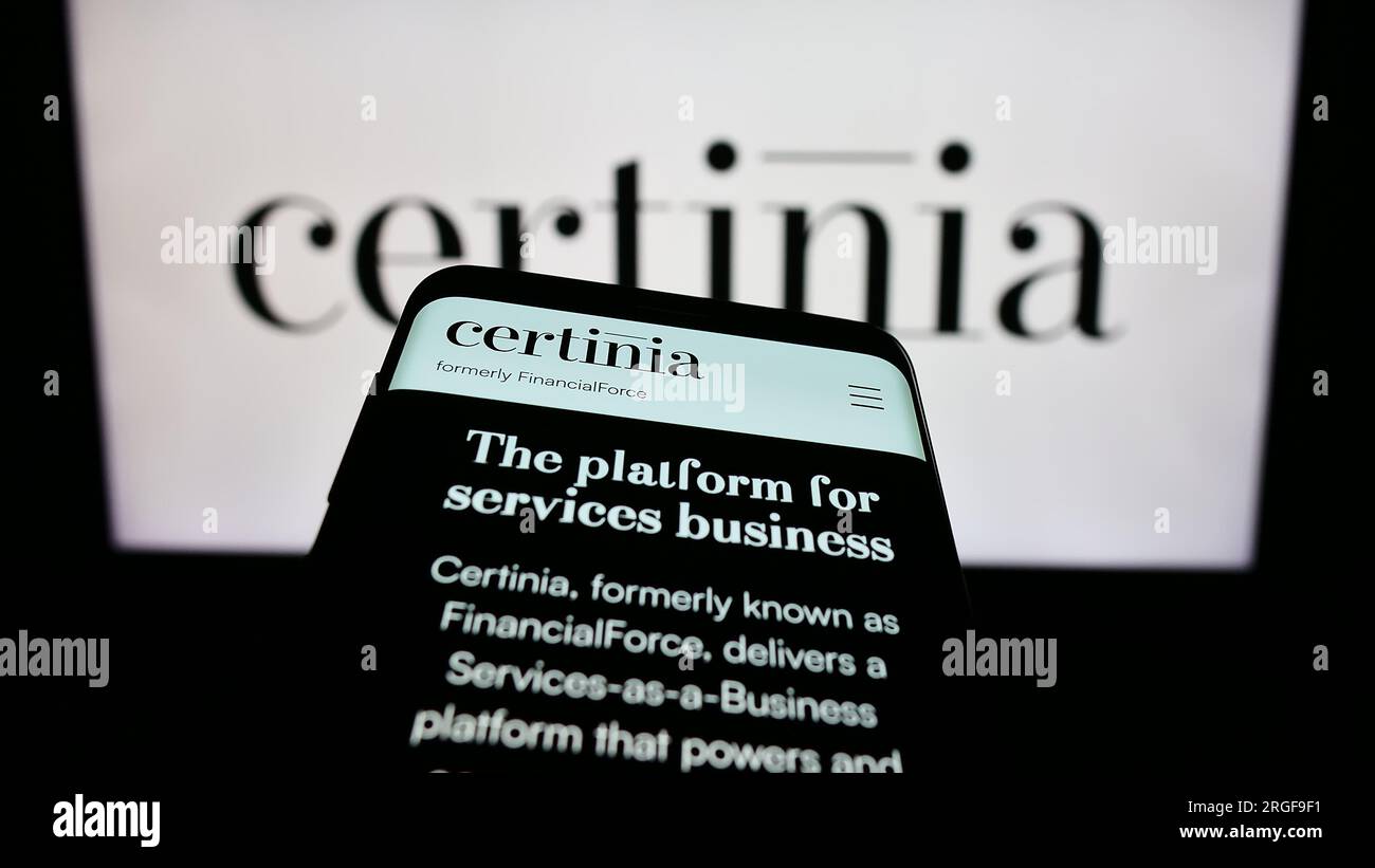 Logo certinia Banque de photographies et d’images à haute résolution ...