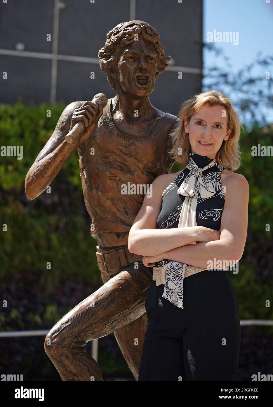 'The Glimmer Twins', une statue des Rolling Stones Sir Mick Jagger et ...
