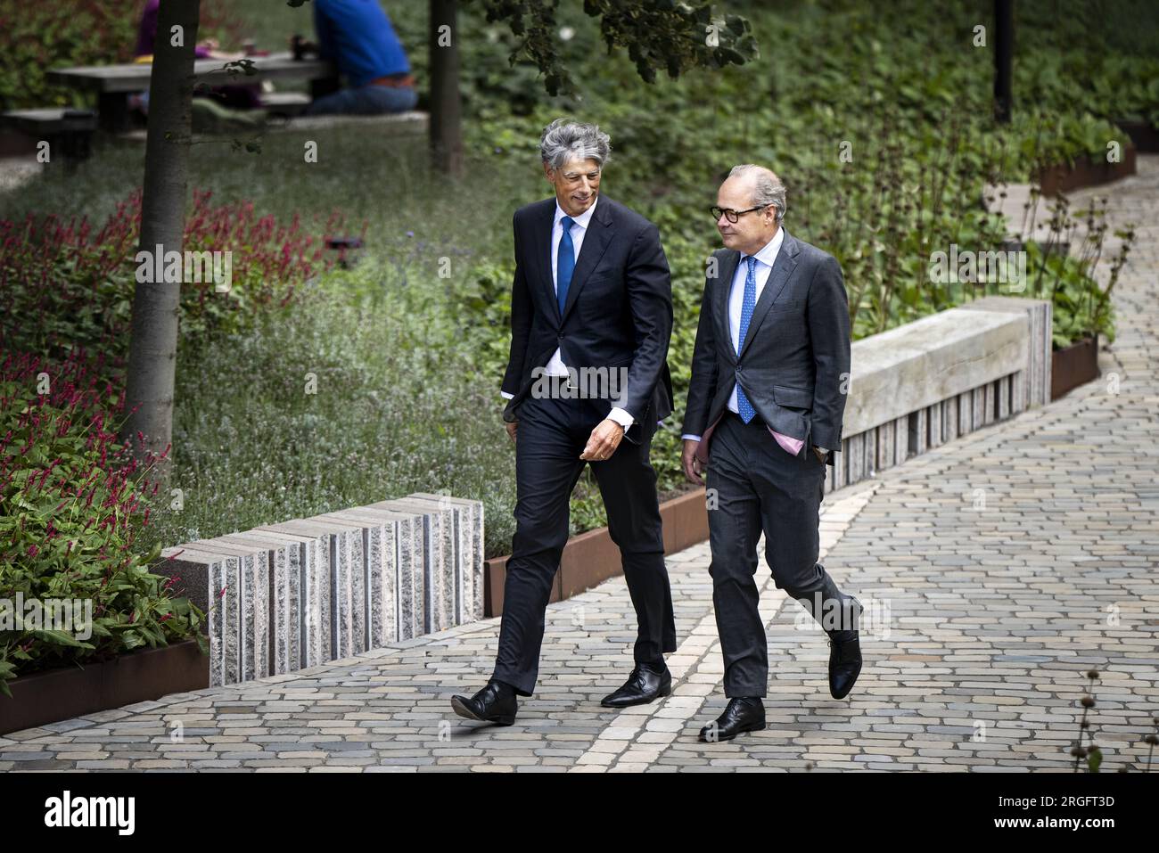 AMSTERDAM - Portrait du CEO Robert Swaak (à gauche) et du CFO Ferdinand ...
