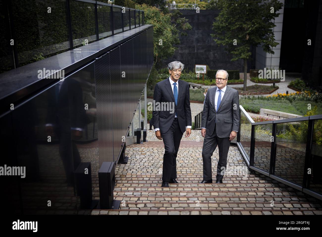 AMSTERDAM - Portrait du CEO Robert Swaak (à gauche) et du CFO Ferdinand ...