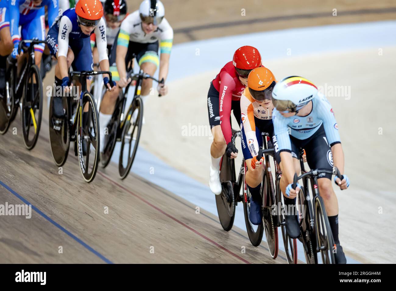 GLASGOW - Marit Raaijmakers en action dans la section Omnium pendant ...