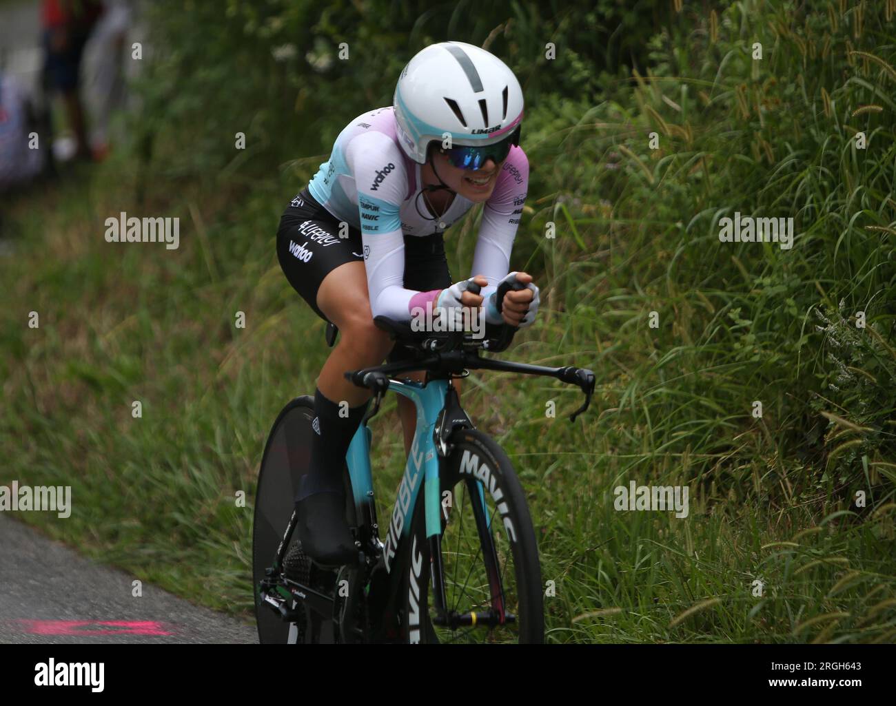 WYLLIE Ella de Lifeplus Wahoo lors du Tour de France femmes avec Zwift ...