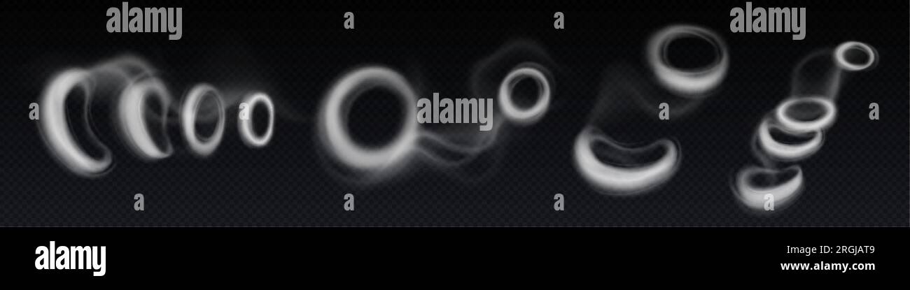 Vape clouds Banque d'images vectorielles - Alamy