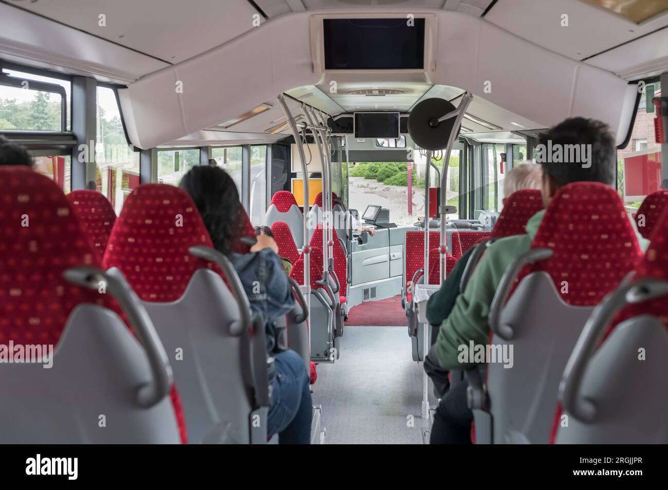 Passagers du tourisme en bus Banque de photographies et d’images à haute résolution - Alamy