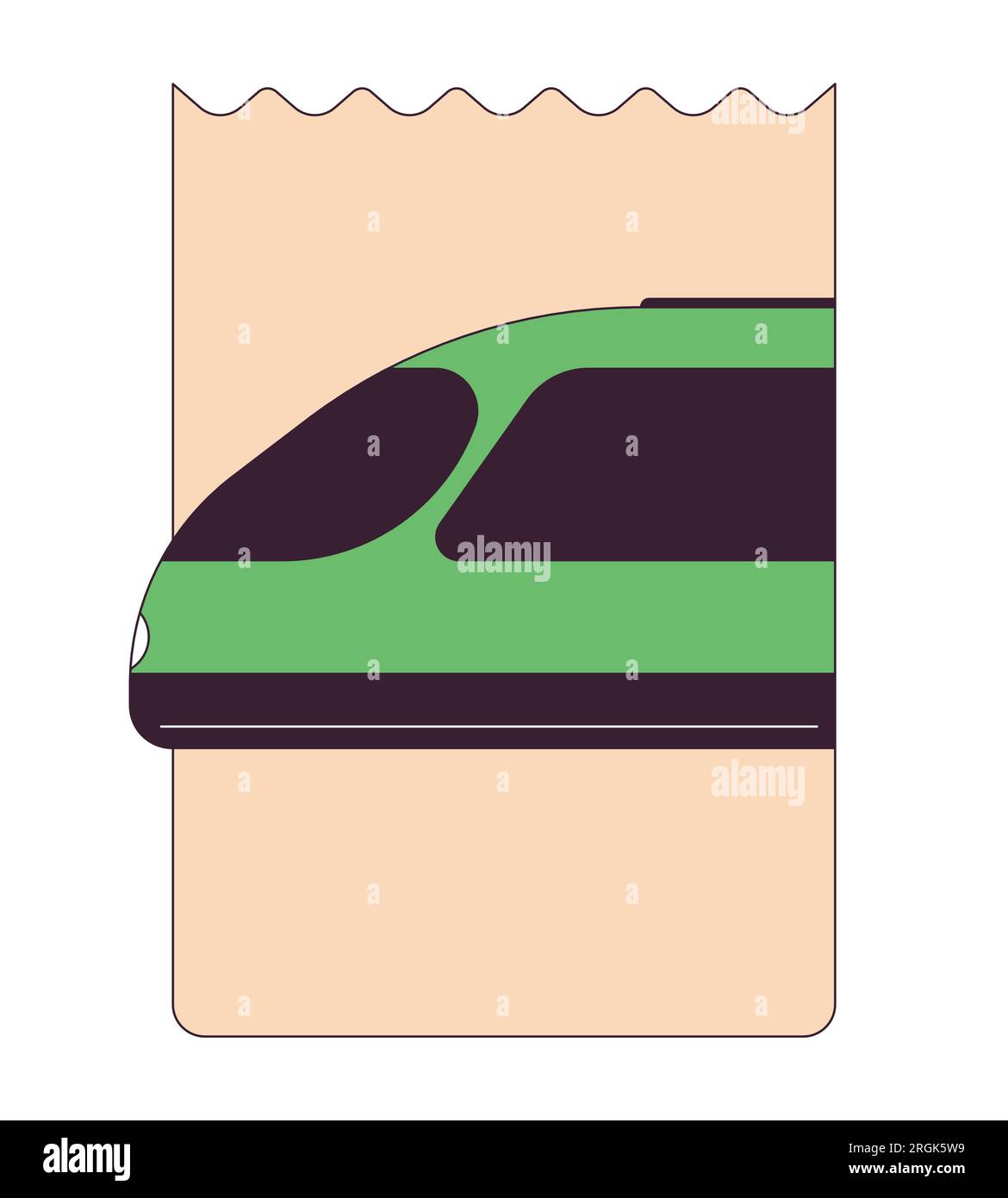 Billet de train en première classe Banque d'images vectorielles - Alamy