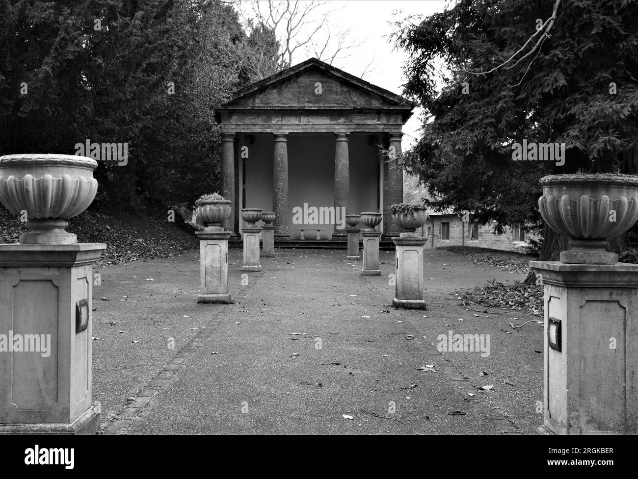 Jardins de l'abbaye de wroxton Banque de photographies et d’images à ...