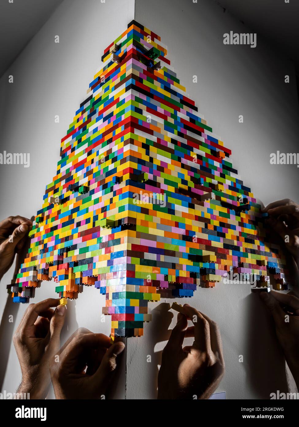 Mur de briques lego Banque de photographies et d’images à haute ...