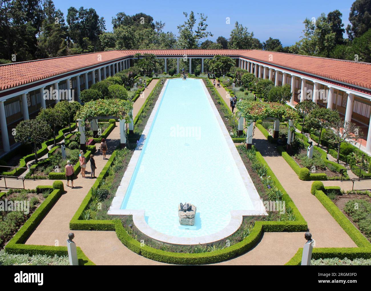 Getty villa malibu los angeles california Banque de photographies et d ...