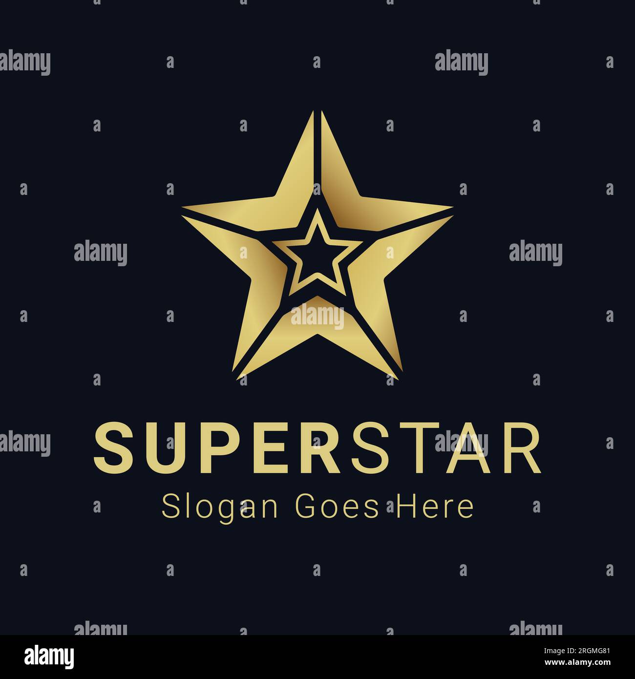 Star logo Banque d'images vectorielles - Alamy
