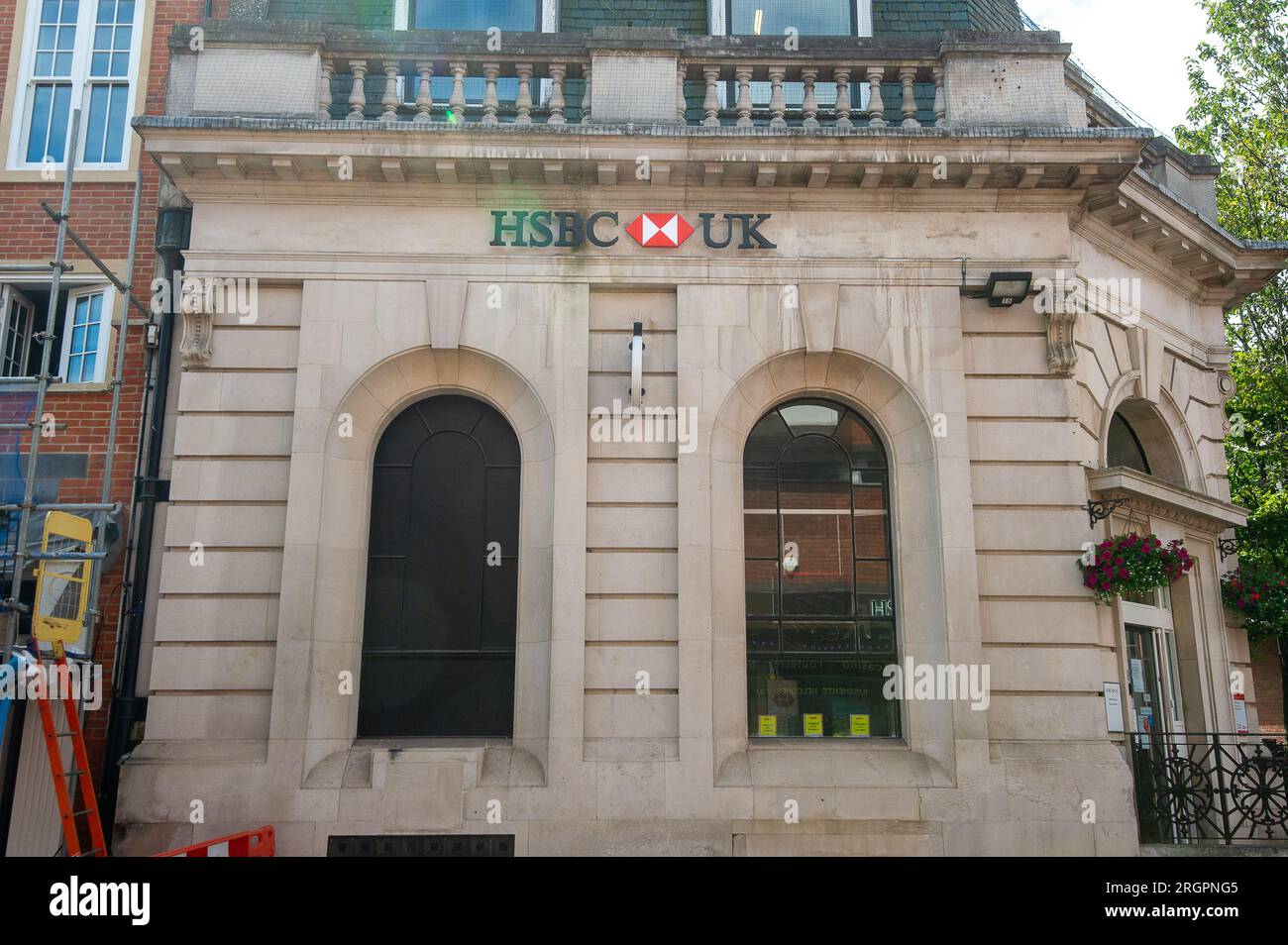 Maidenhead, Berkshire, Royaume-Uni. 11 août 2023. Une banque HSBC UK à ...