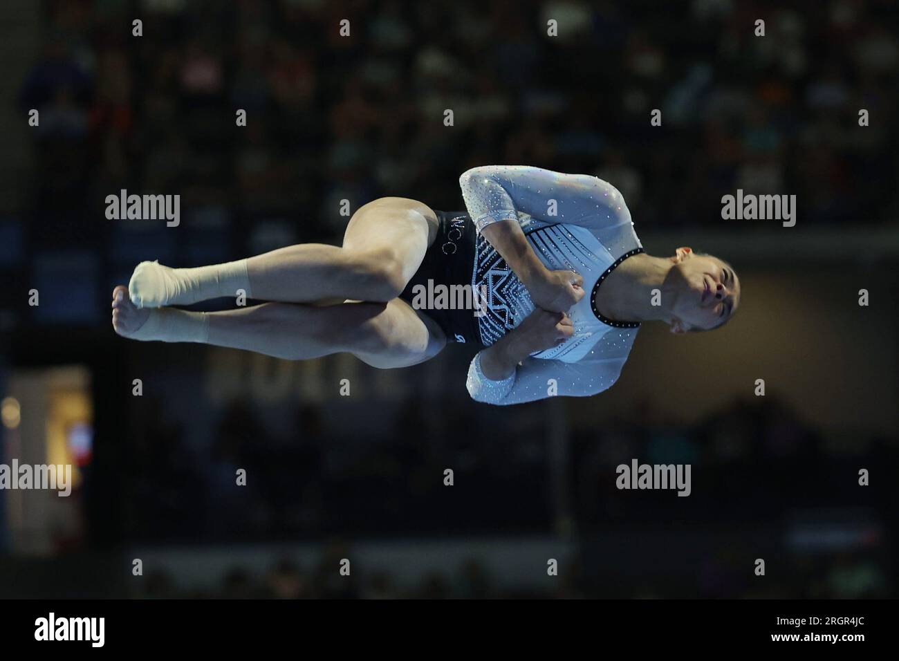 5 août 2023 : gymnaste Tiana Sumanasekera lors de la compétition ...