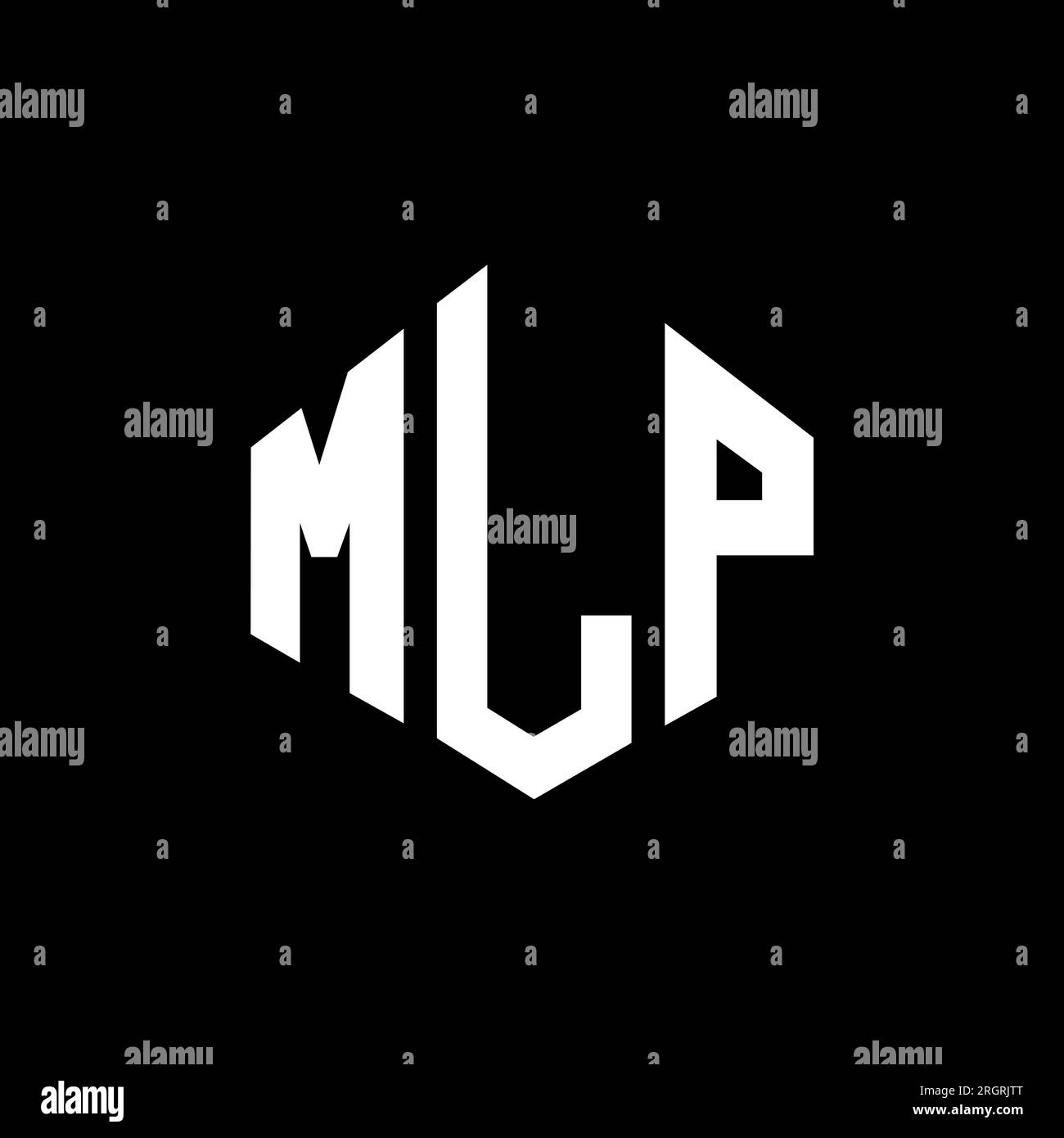 Logo De Lettre Mlp En Forme De Polygone Polygone Mlp Et Logo En Forme