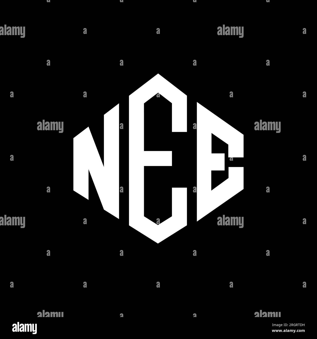 Logo nee tech Banque d'images vectorielles - Alamy