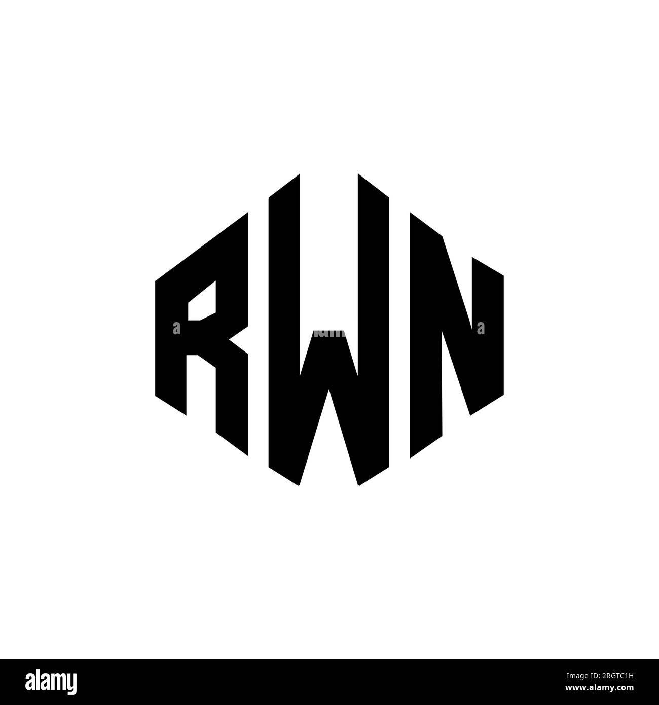 RWM, logo RWM, lettre RWM, polygone RWM, hexagone RWM, cube RWM ...