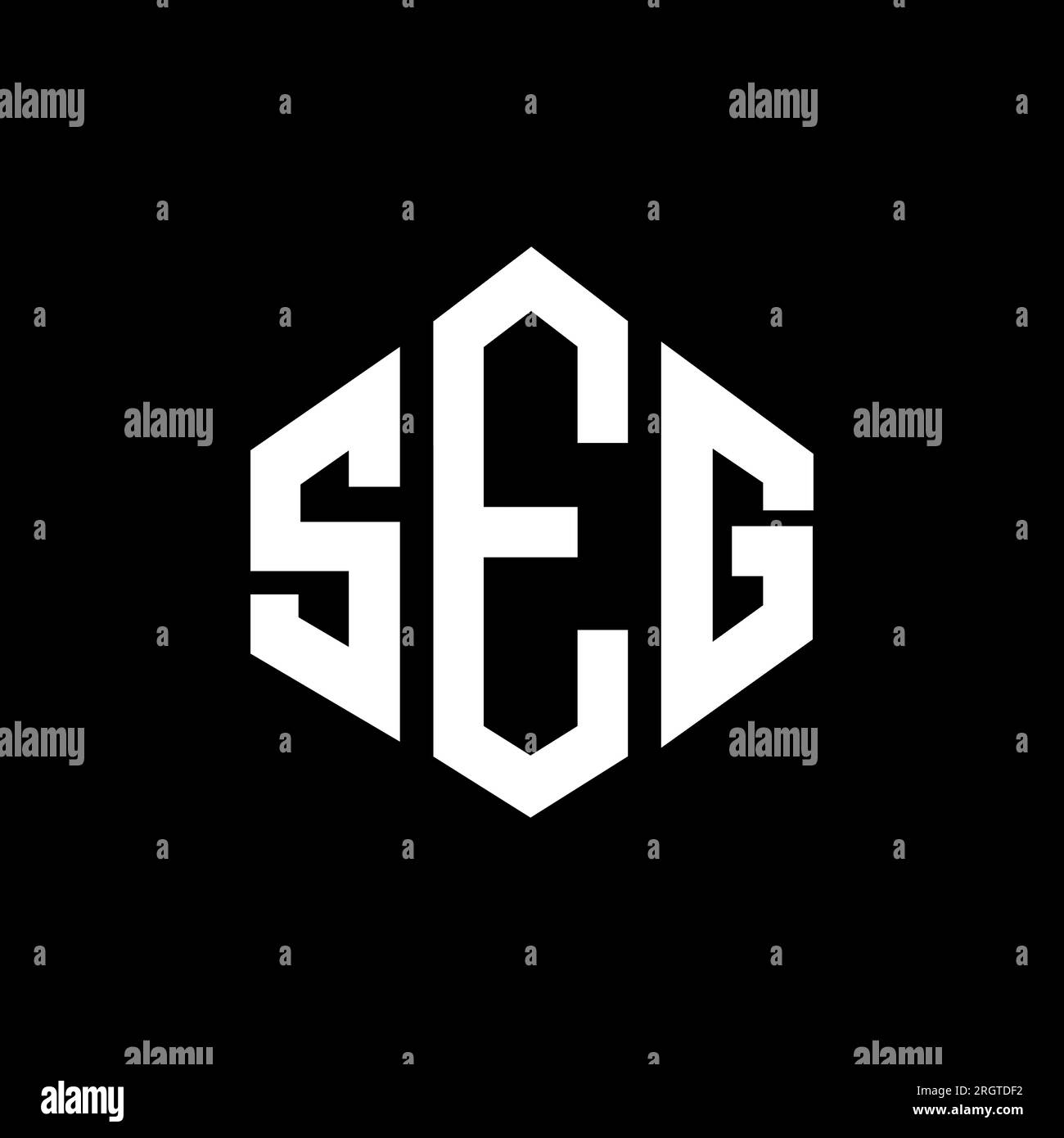 Lettre de seg Banque d'images noir et blanc - Alamy