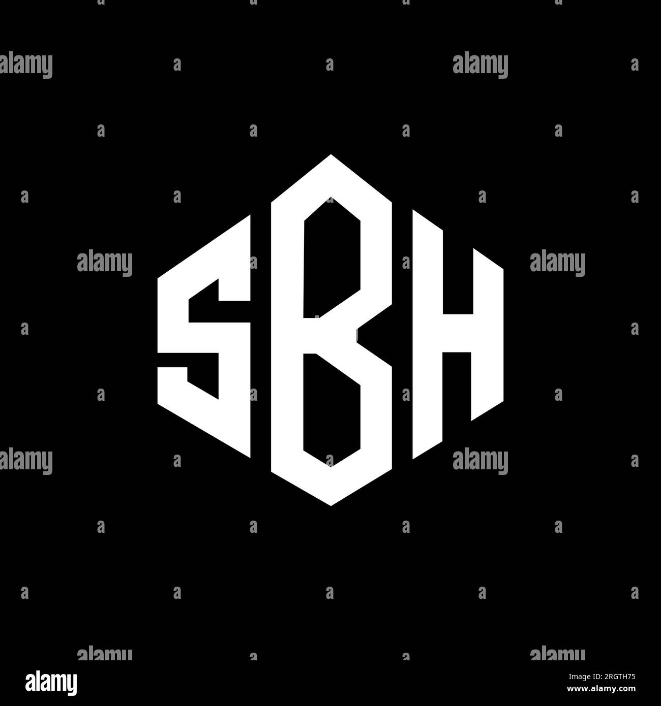Lettre sbh logo Banque de photographies et d’images à haute résolution ...