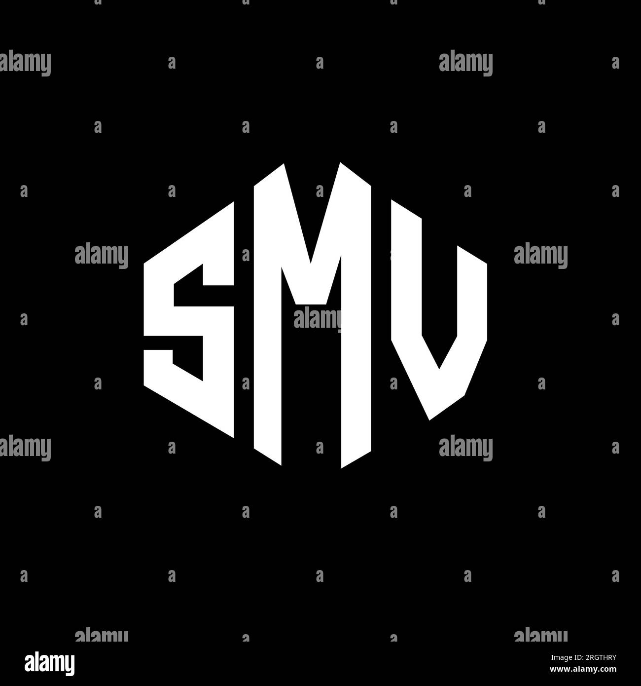 Logo marketing smv Banque d'images noir et blanc - Alamy