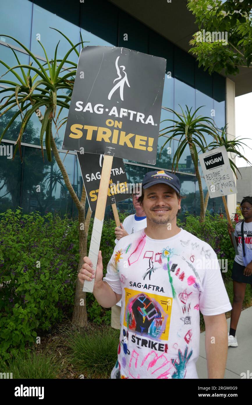 Los Angeles, Californie, États-Unis 11 août 2023 l'acteur Jason Ritter ...