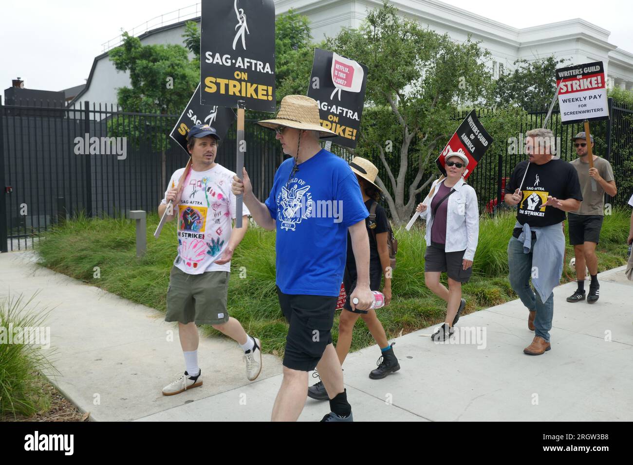 Los Angeles, Californie, États-Unis 11 août 2023 l'acteur Jason Ritter ...