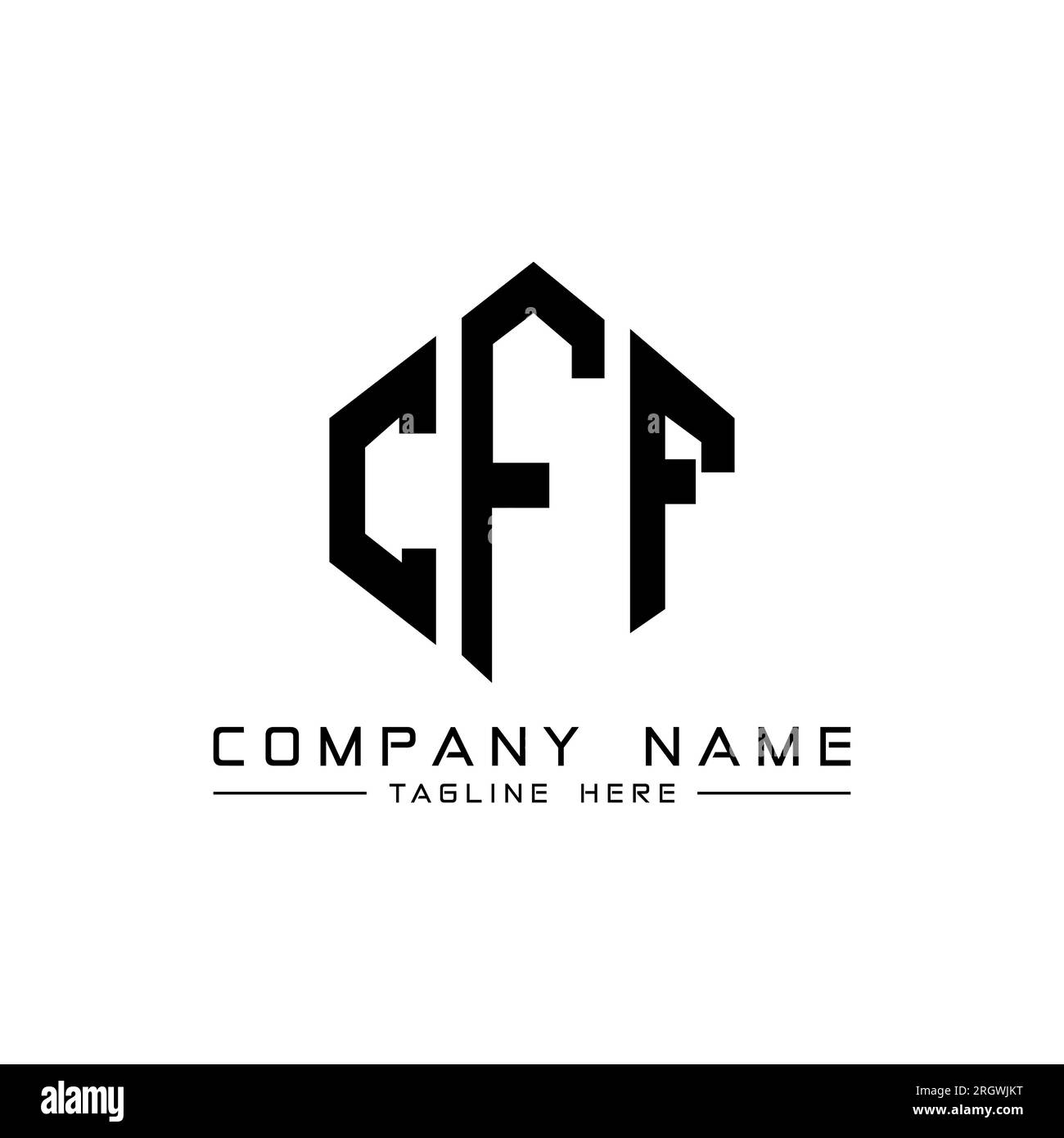 Lettre cff logo Banque d'images noir et blanc - Alamy