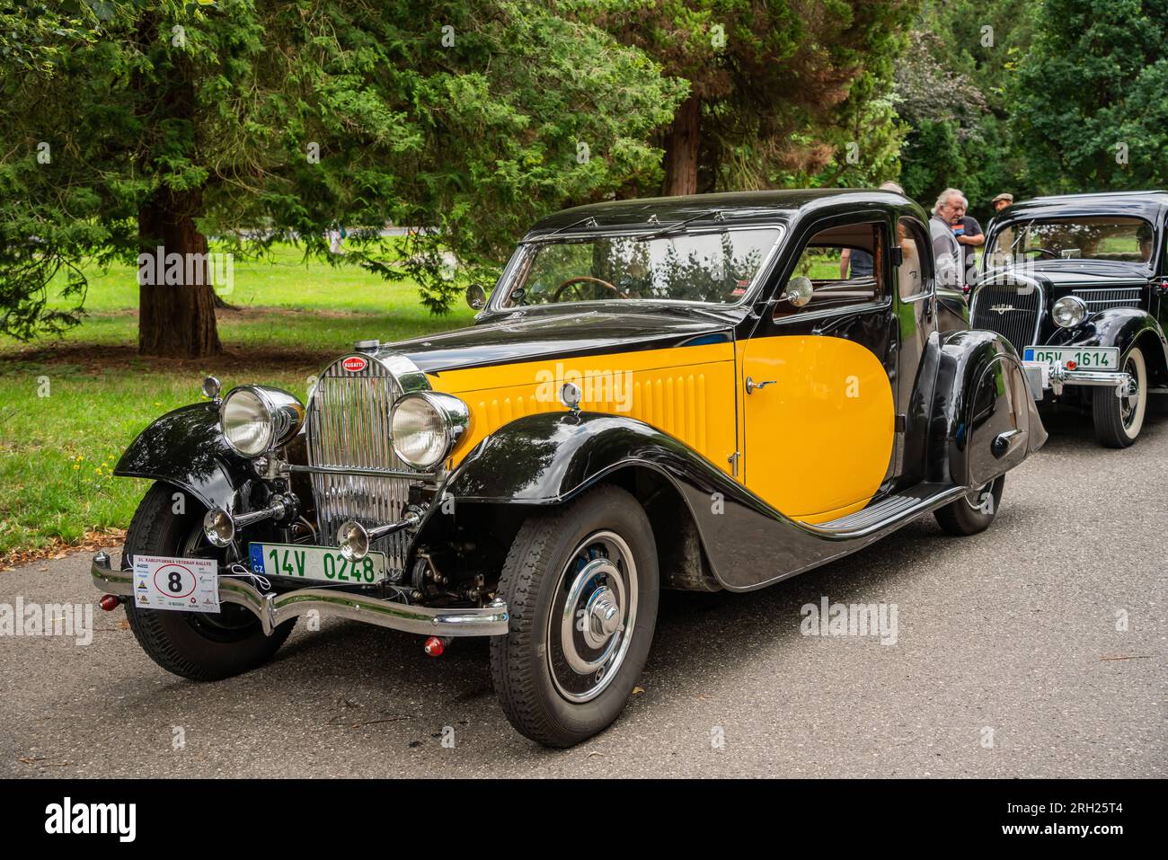 Karlovy Vary, République tchèque - 4 août 2023 : rallye automobile et ...