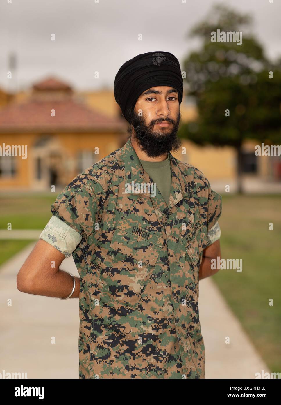 San Diego, États-Unis. 12 août 2023. Le soldat américain Jaskirat Singh ...
