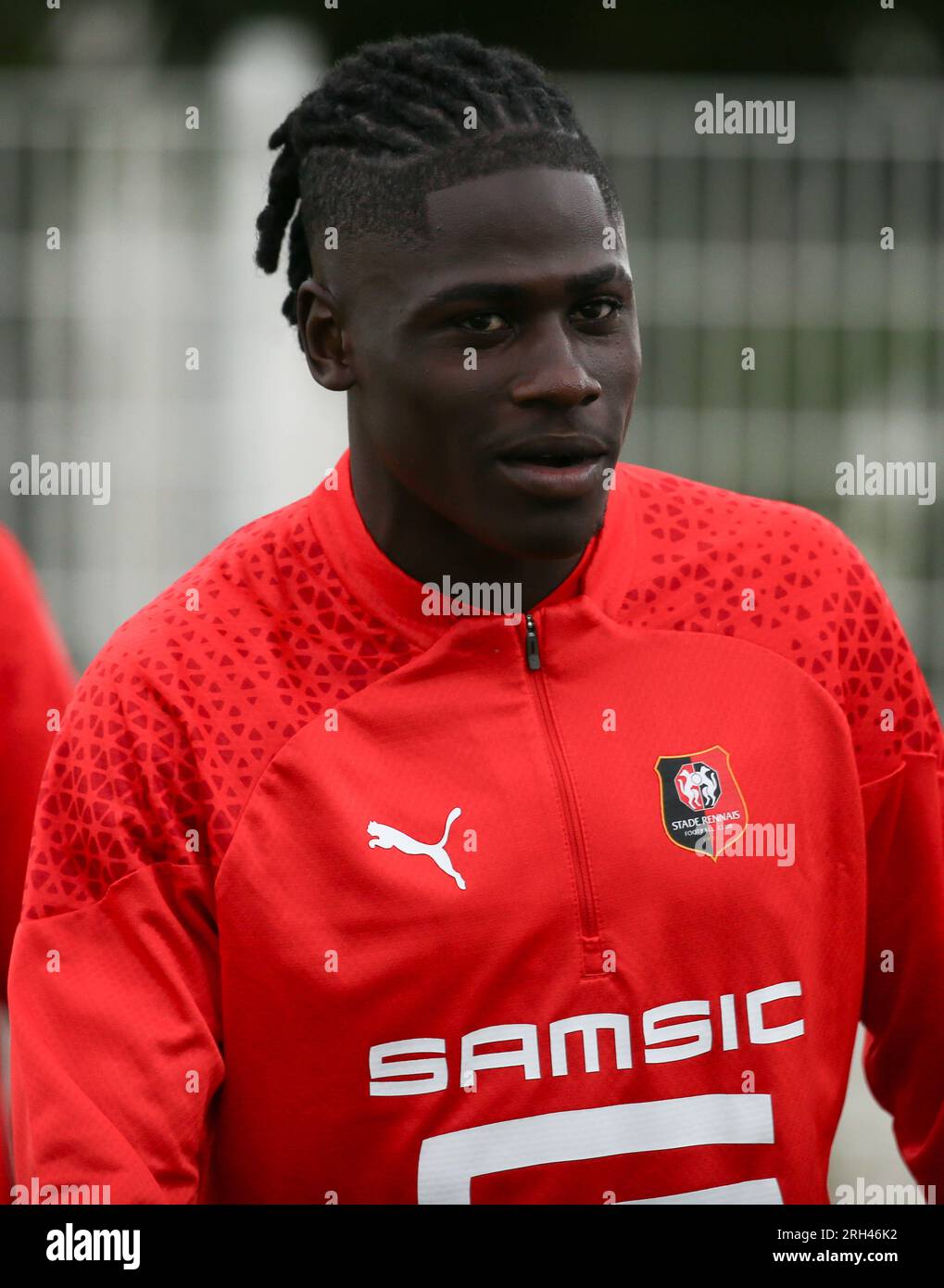 Loum Tchaouna du Stade Rennais lors de l'ami 2023 entre le Stade ...