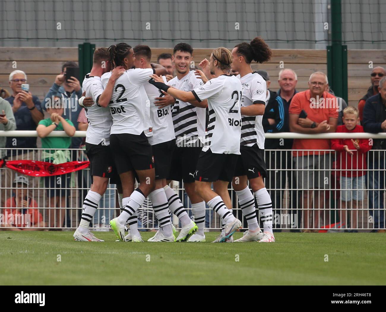 Ludovic Blas du Stade Rennais lors de l'ami 2023 entre le Stade Rennais ...
