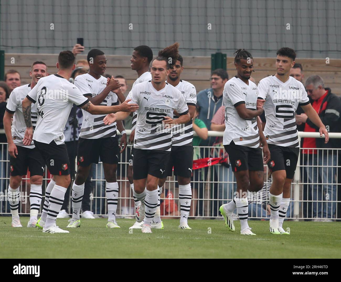 Ludovic Blas du Stade Rennais lors de l'ami 2023 entre le Stade Rennais ...