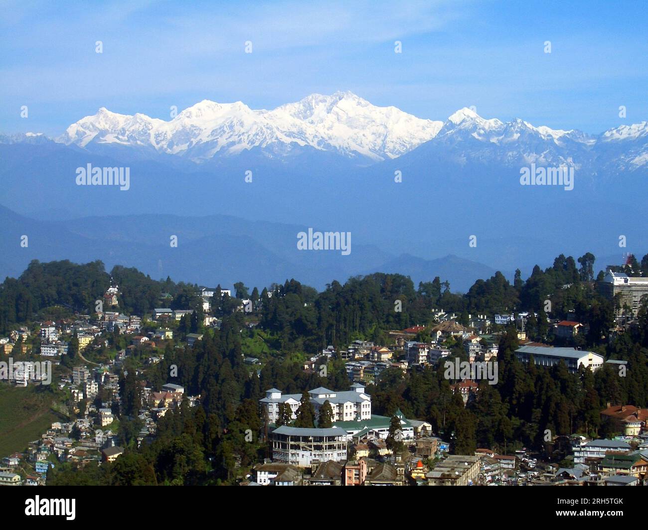 Darjeeling et kanchenjunga Banque de photographies et d’images à haute ...