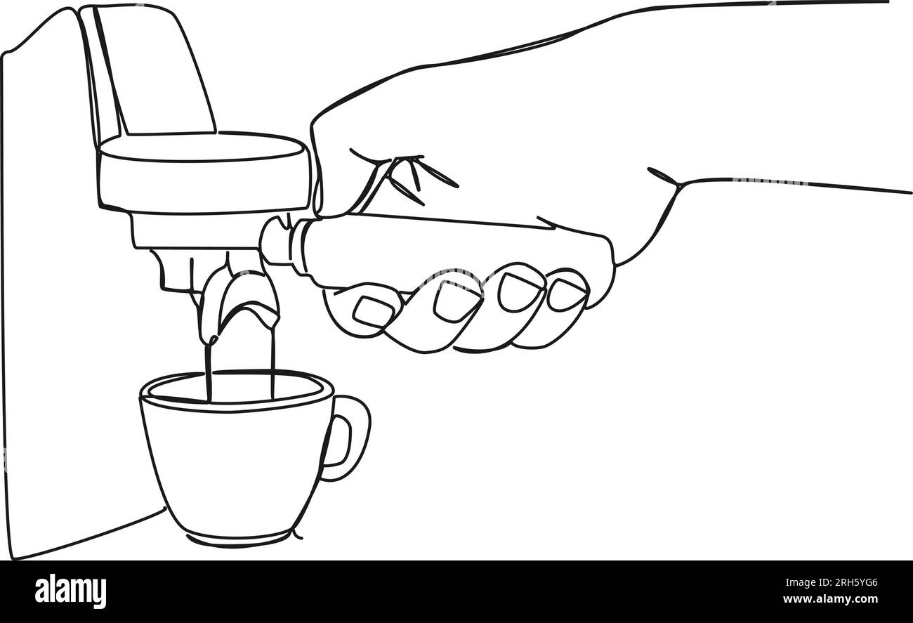 Dessin de cafetière Banque de photographies et d’images à haute ...