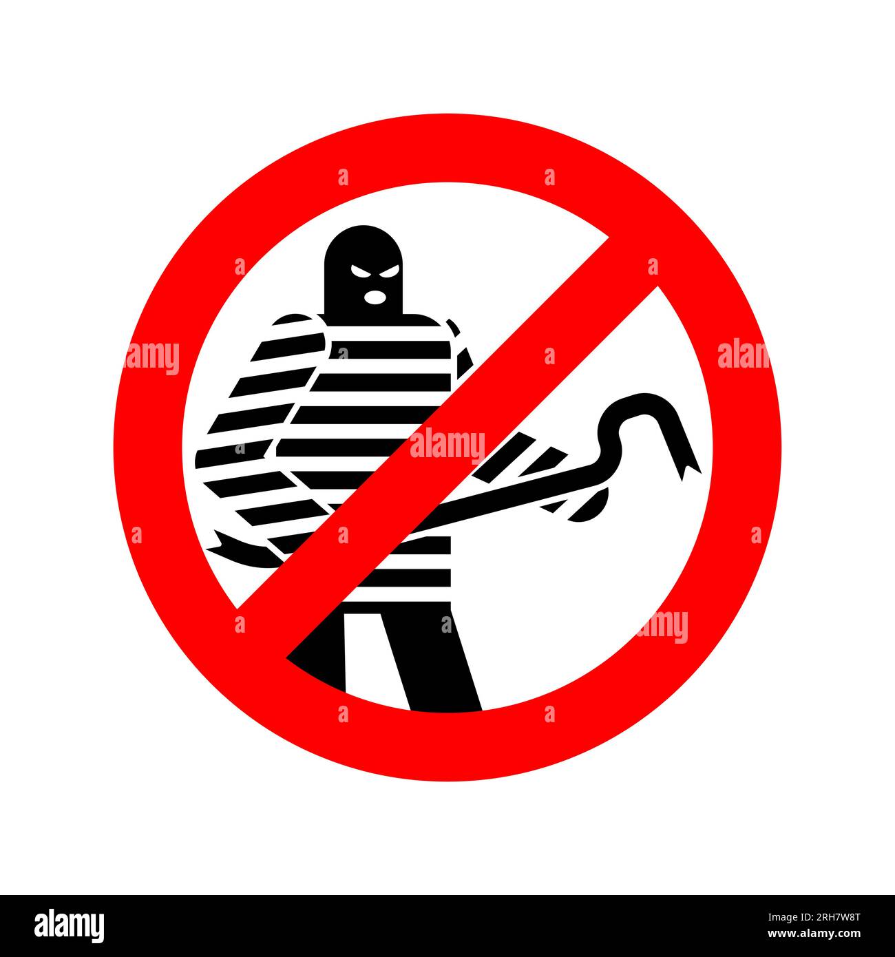 Stop thief Banque d'images vectorielles - Alamy