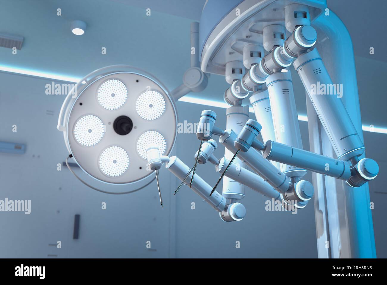 Robot assisted surgery Banque de photographies et d’images à haute ...