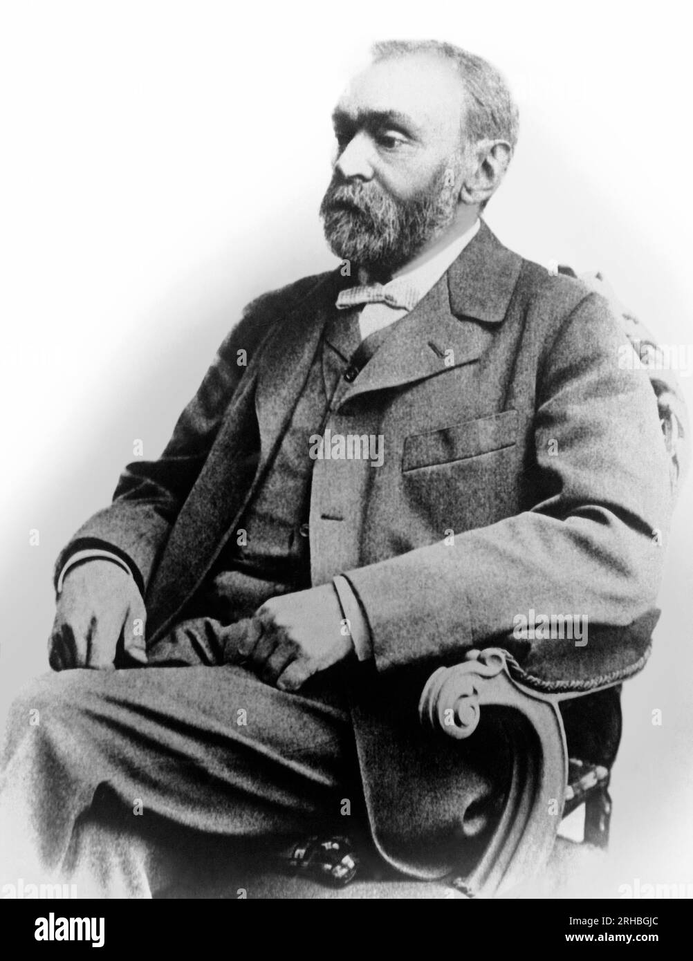 Monde : c. 1893 Portrait du chimiste et inventeur Alfred Nobel ...