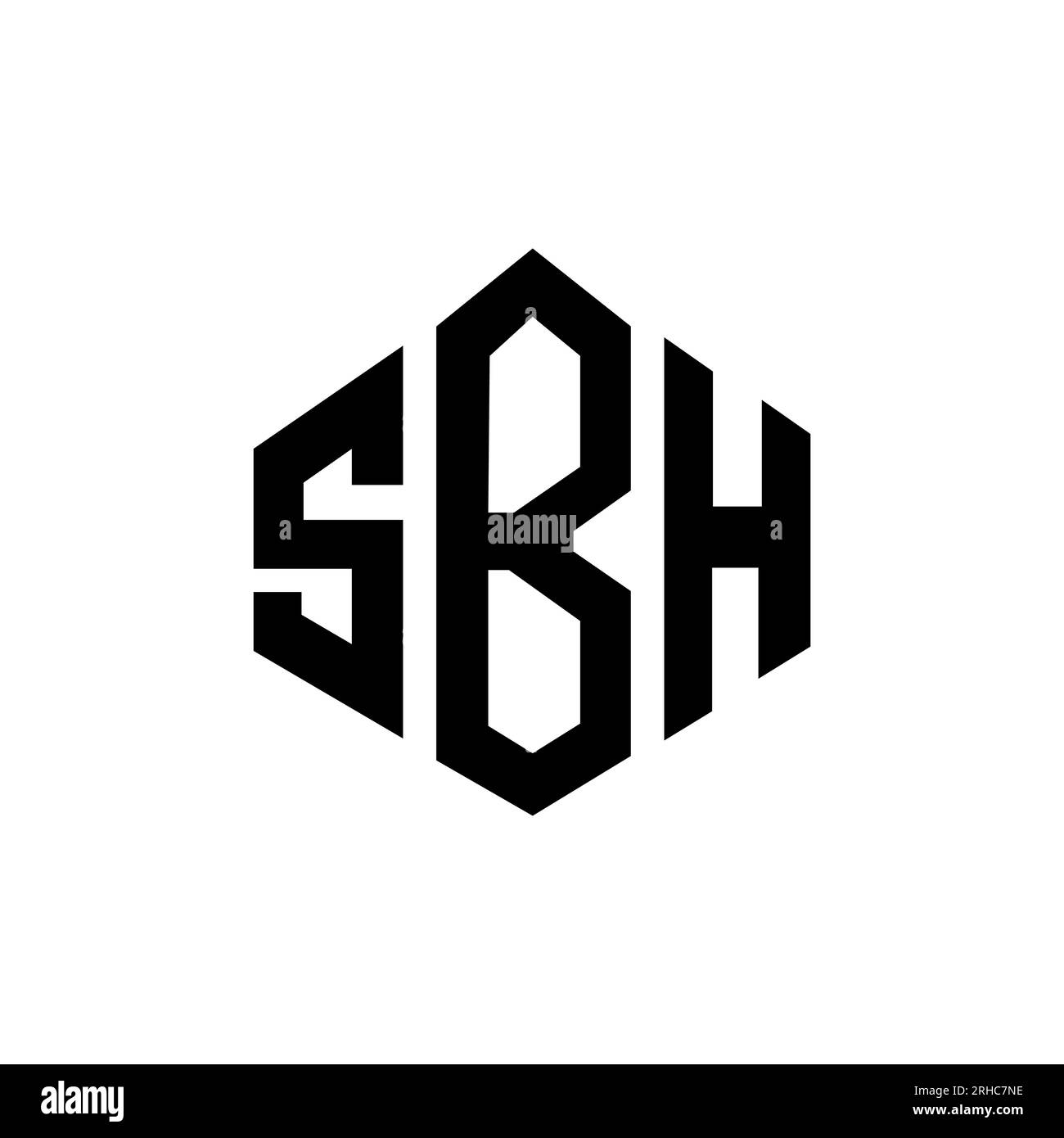 Lettre sbh logo Banque de photographies et d’images à haute résolution ...