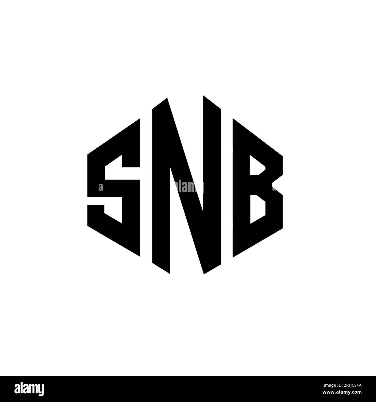 Logo lettre snb Banque de photographies et d’images à haute résolution ...