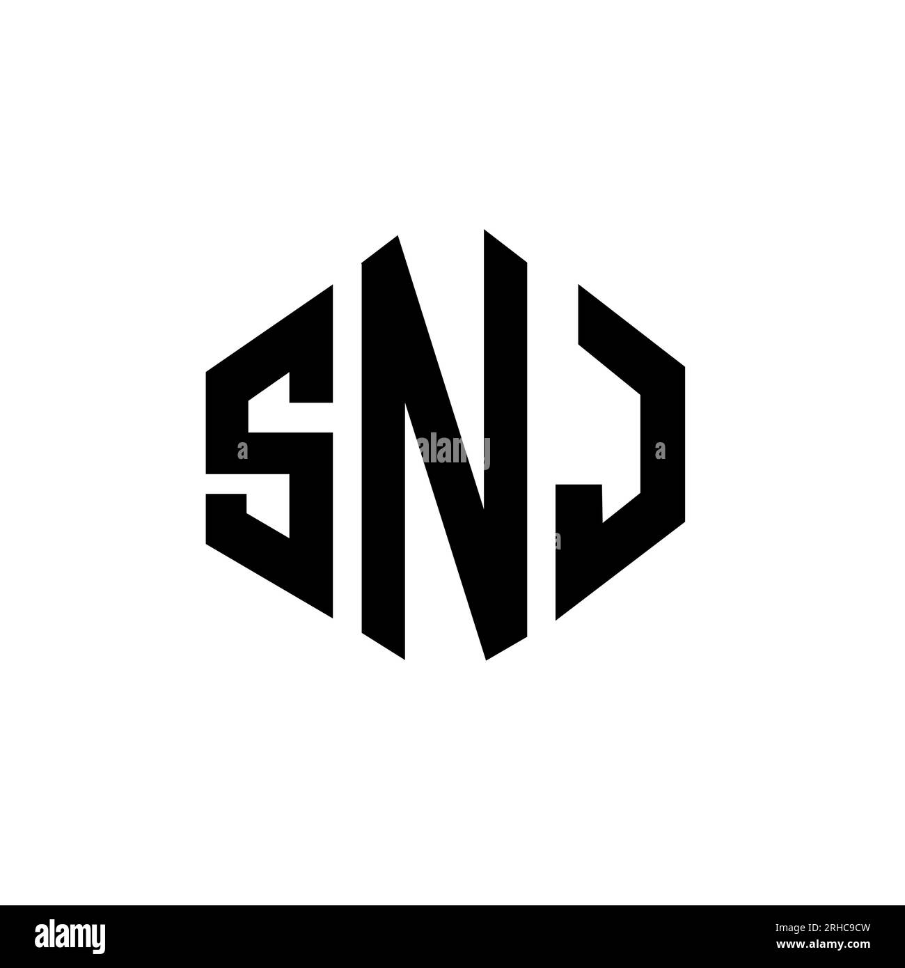 Logo lettre snj Banque de photographies et d’images à haute résolution ...