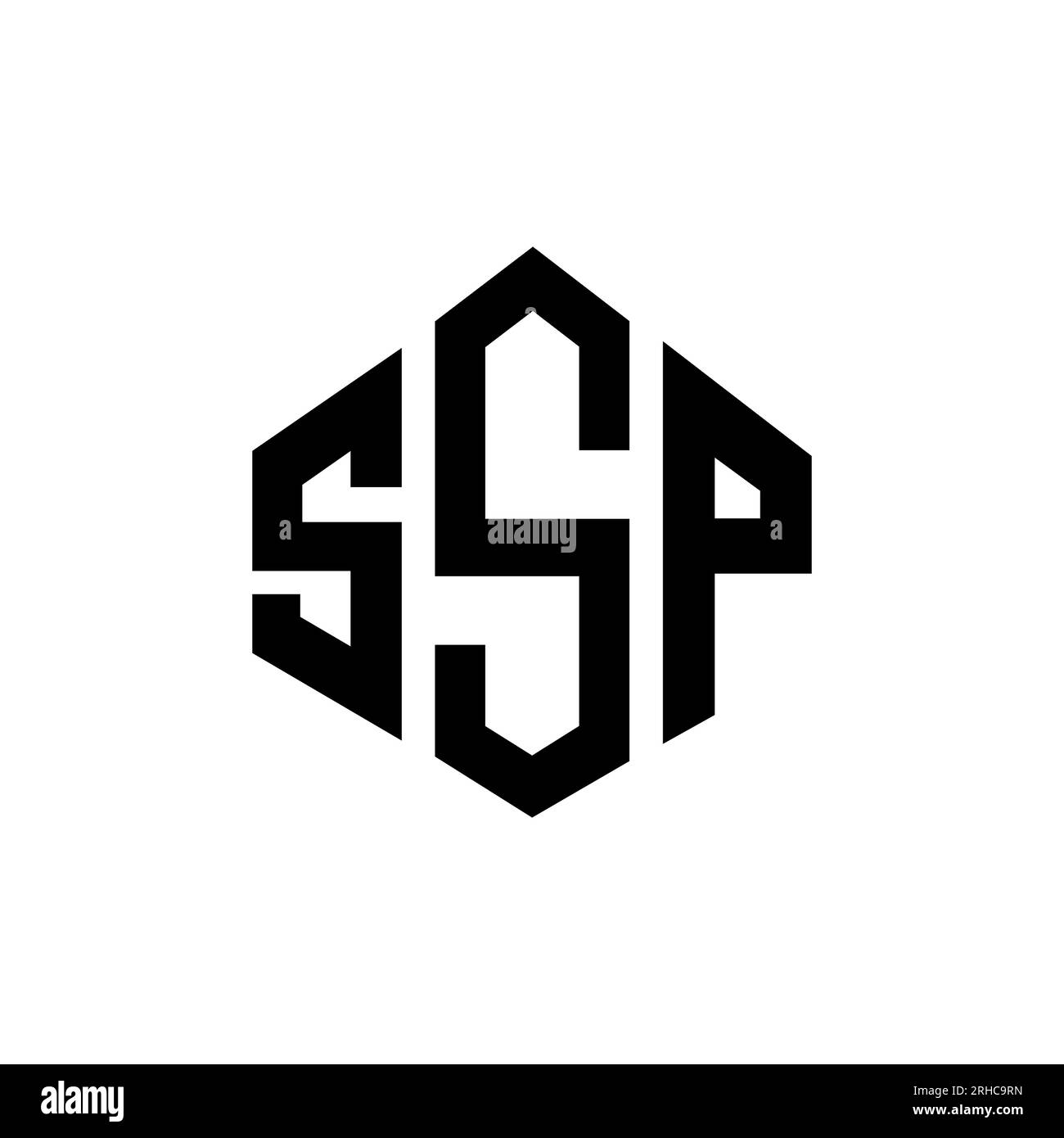 Logo lettre ssp Banque d'images vectorielles - Alamy