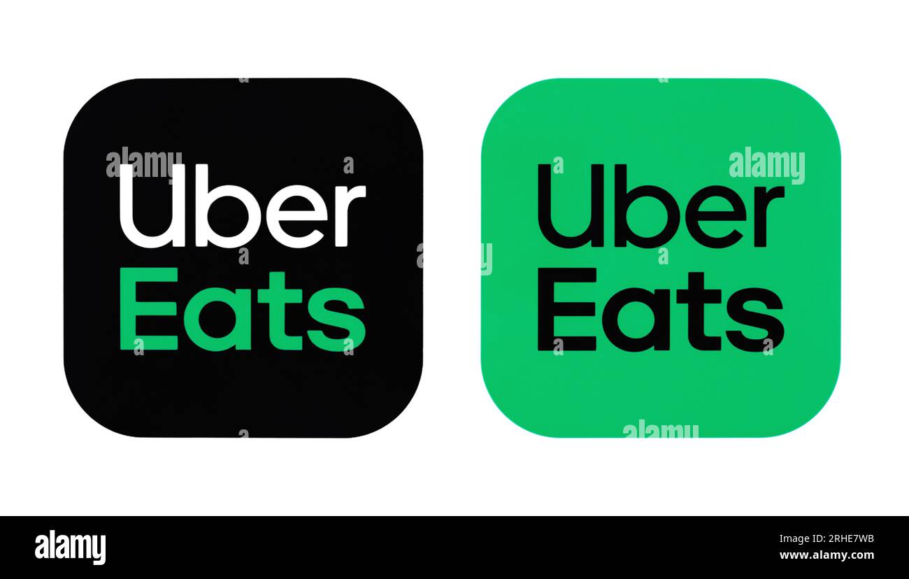 Uber eats app icon Banque de photographies et d’images à haute ...