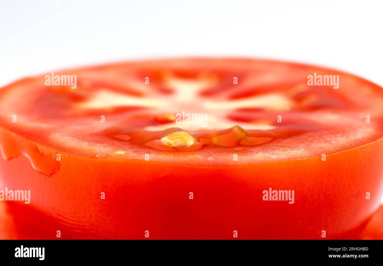 Coupe transversale de tomate Banque de photographies et d’images à ...